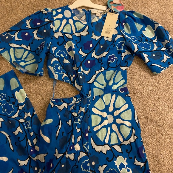 RHODE | Pants & Jumpsuits | Rhode X Target Floral Cutout Jumpsuit ...